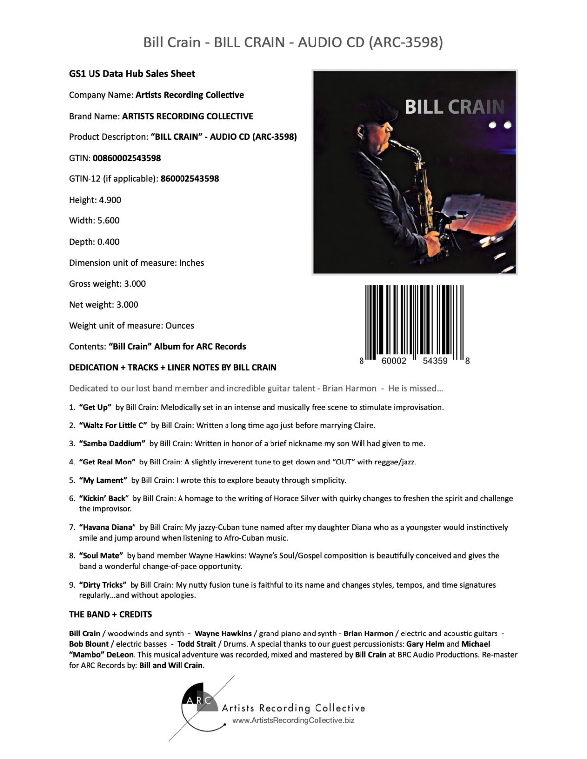 Artists Recording Collective – [ ARC RECORD LABEL ]